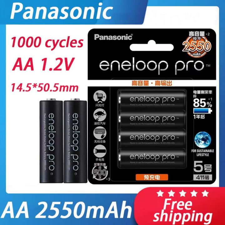 100 Panasonic Eneloop Original Battery Pro Aa 2550mah 1 2v Ni Mh