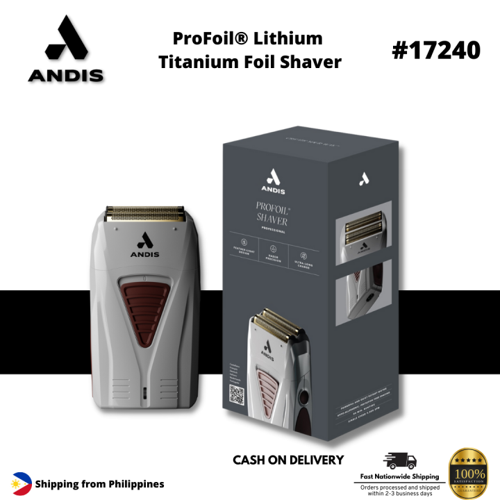 Andis ProFoil® Lithium Titanium Foil Shaver Red (Global) #17240 | Lazada PH