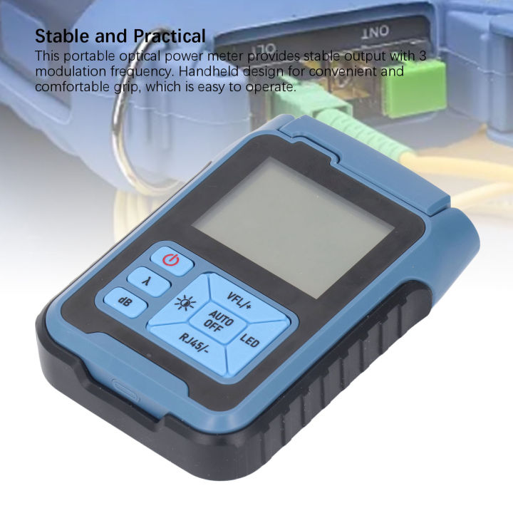 Fiber Optic Power Tester -70 To +10dbm 5mw Optical Power Meter for ...