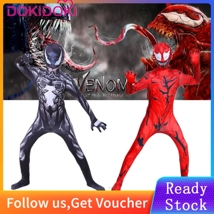Dokidoki Venom Let There Be Carnage Cosplay Costume Zentai Outfits ...