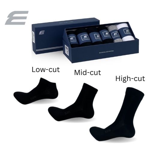 ELGINI E16125/126/138 Stokin Kapas Premium | Premium Cotton Socks | Lazada