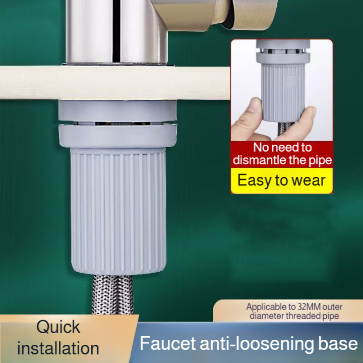 Kitchen Faucet Anti-loosening Nut Base Fixer Accessories Sink Hot And ...