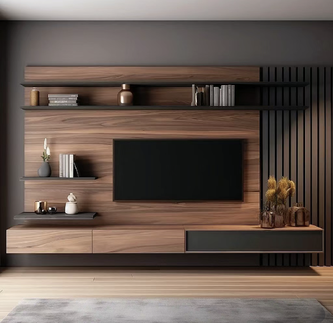 【SG Local Contractor】【Custom Furniture】Customized TV Wall/ TV Console ...