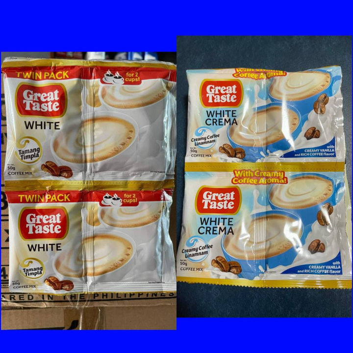 Great Taste White 3-in-1 Twin Pack (50g x 10) + | Lazada PH