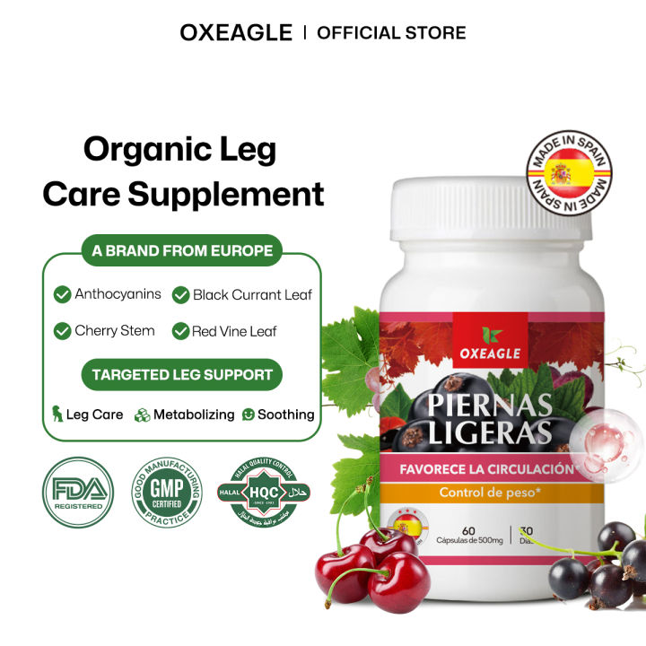 Oxeagle Targeted Leg Care Capsules | Support Calf & Thigh Wellness ...