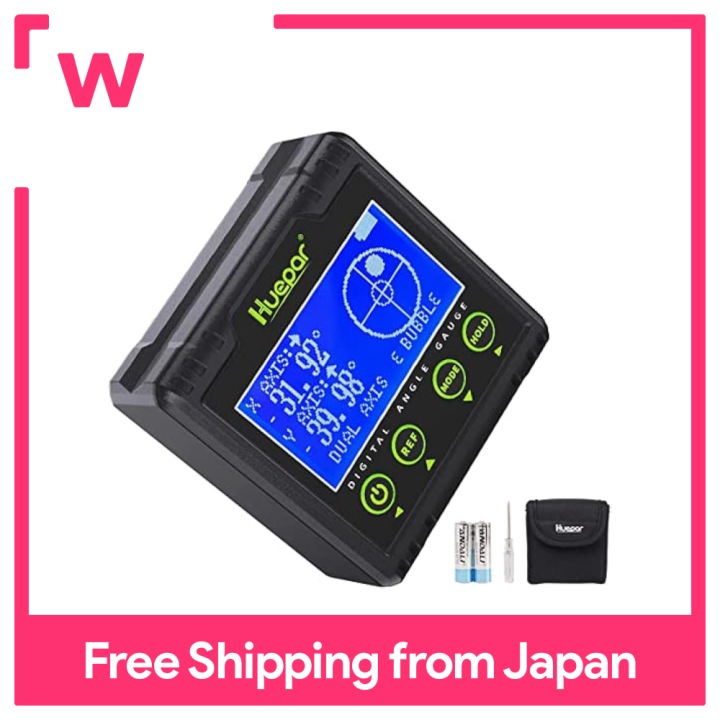 Huepar Digital Angle Meter 2-Axis Level Level Tiltmeter 2in1 Digital ...