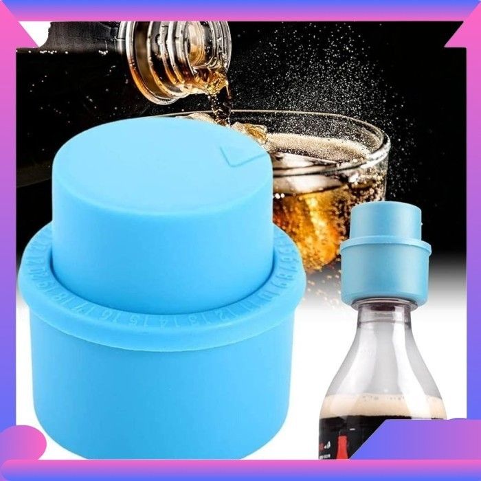 Tutup Botol Soda BIRU Stopper Bottle Cap Press On | Lazada Indonesia