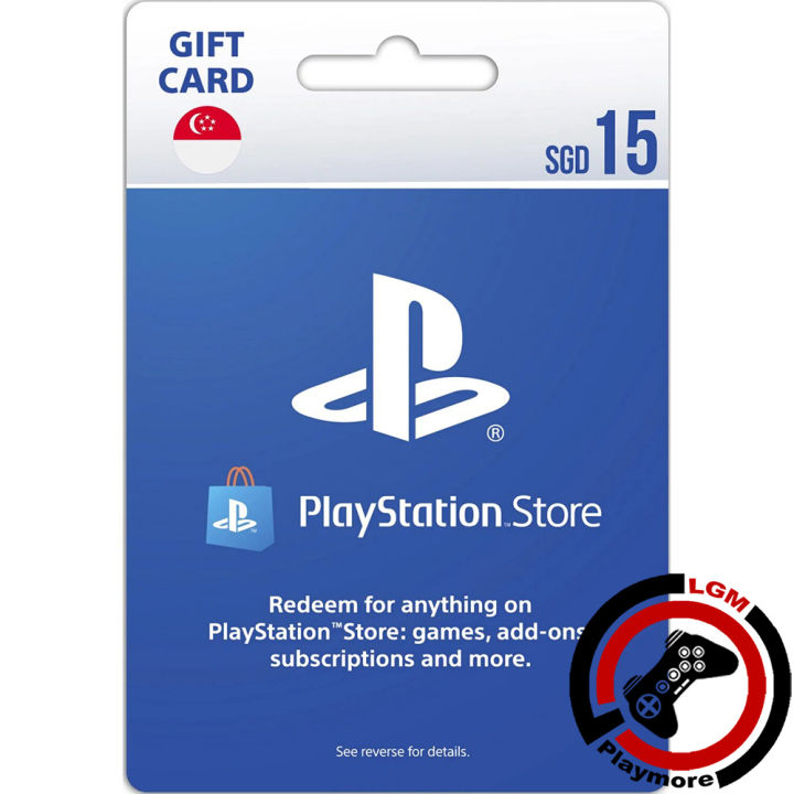 PSN 15 SGD Digital - PlayStation Network SG Digital - Playmore|Lyn's | Lazada PH