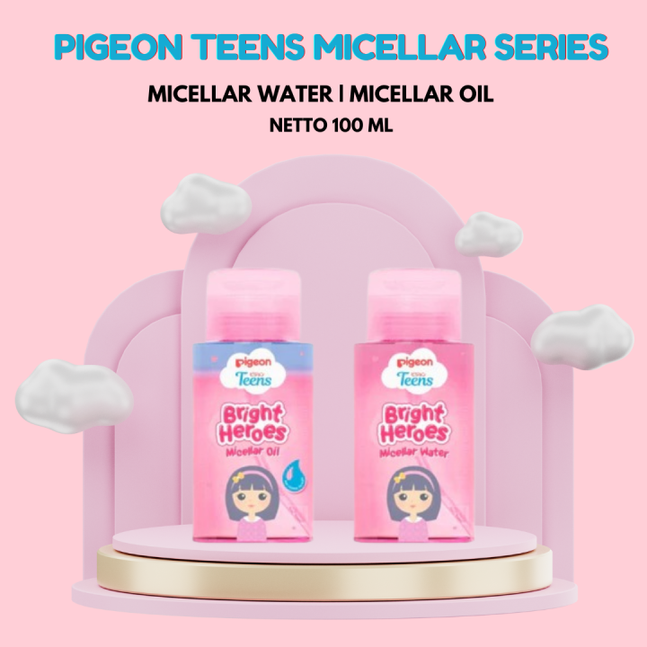 Pigeon Teens Bright Heroes Micellar Water & Micellar Oil 100 mL ...