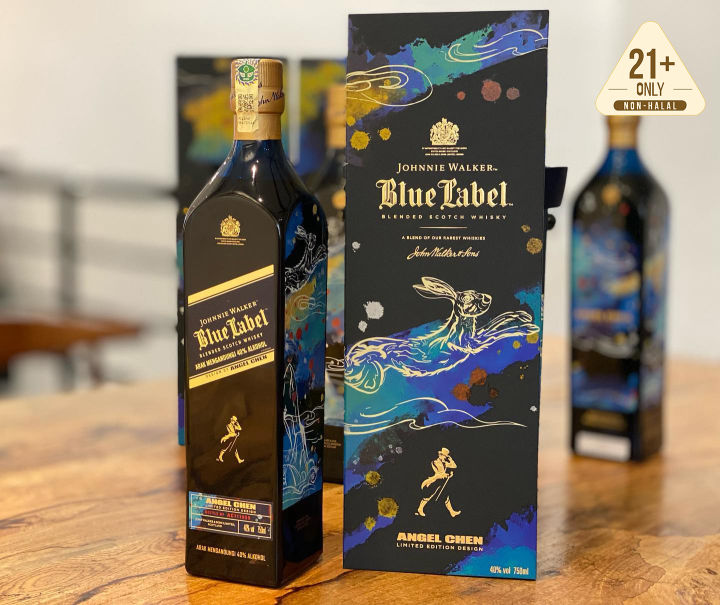 Johnnie Walker Blue Label Rabbit by Angel Chen 2023 Edition 750ml | Lazada