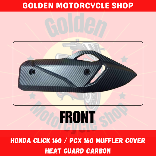 Honda Click 160 / PCX 160 Muffler Cover Heat Guard Carbon | Lazada PH