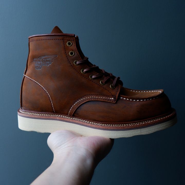 ของพร้อมส่ง โกดังไทย Red Wing 1907 Moc Toe | Lazada.co.th