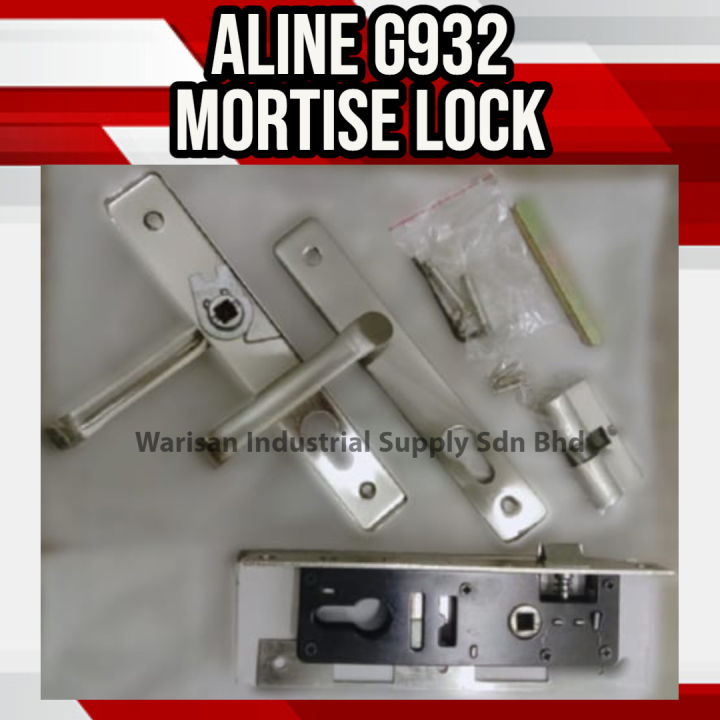 Aline G932/G932-BL Mortise Lock ML-932 Handle Entrance Iron Door Gate ...