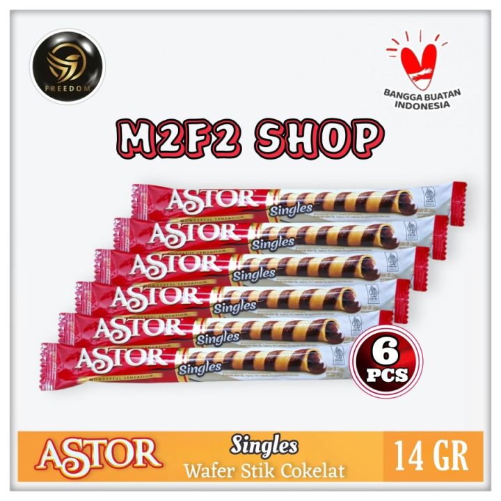ASTOR Singles Wonderful Sensation Stick Chocolate | Wafer Stik Cokelat ...