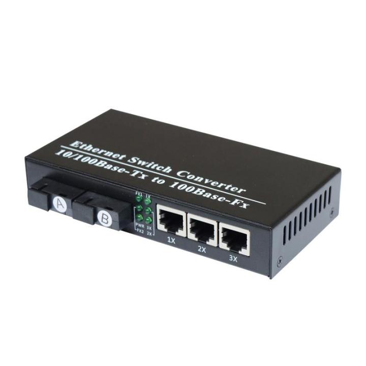 Optical Fiber Media Converter Fiber Transceiver Single Fiber Converter ...
