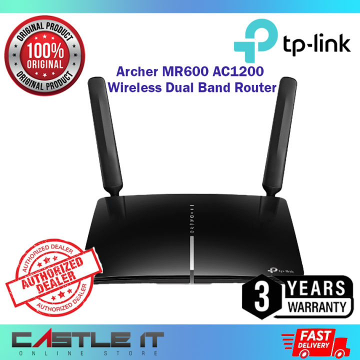 TP-LINK ARCHER MR600 V2 GGB 4G+ LTE N300 DB AC1200 MODEM ROUTER ...