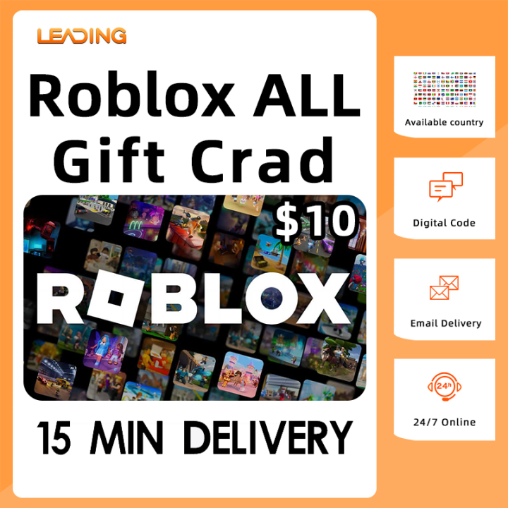 Roblox Robux Gift Card $10 Digital Gift Cards —⚡[EMail Delivery Digital ...