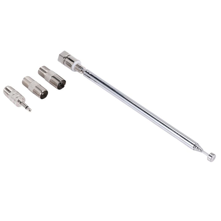 Rod Antenna 3.5mm Adapter FM Radio Antenna Replacement Telescopic Screw ...