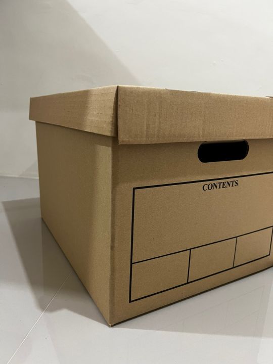 SMART Document Box With Cover (per piece) 12WX15.5LX10H | Lazada PH