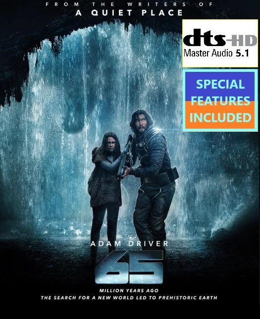 BLURAY 65 (2023) [DTS HDMA 5.1] Action Adventure Drama S1755 (SPECIAL FEATURES INCLUDED) | Lazada
