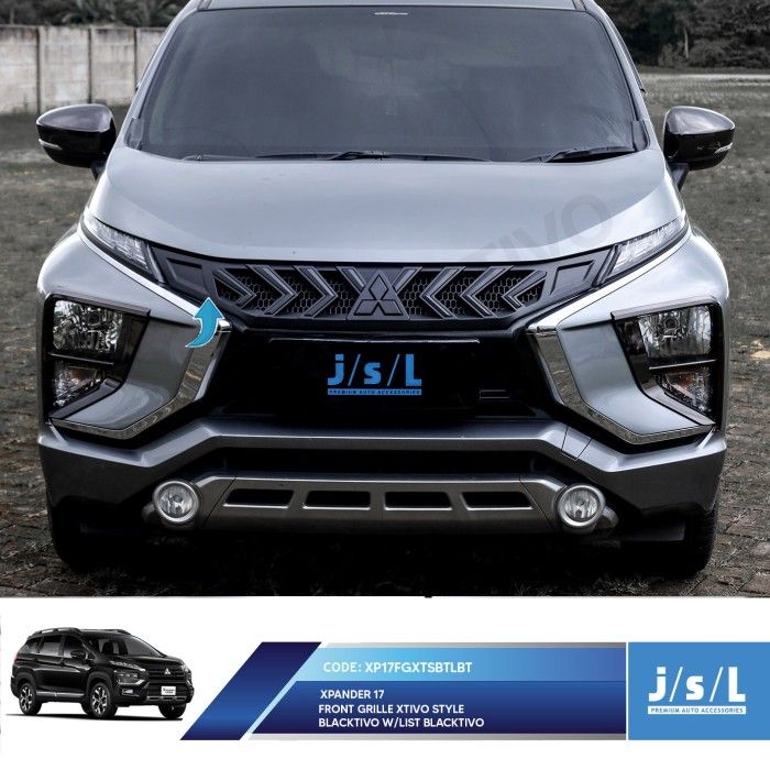 JSL Xtivo Grill Depan Xpander Front Grille Blacktivo List Blacktivo ...