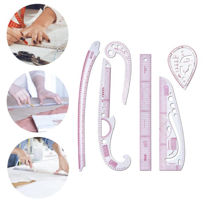 Loviver Styling Sewing French Curve Ruler Set Fashion Design Rulers ...
