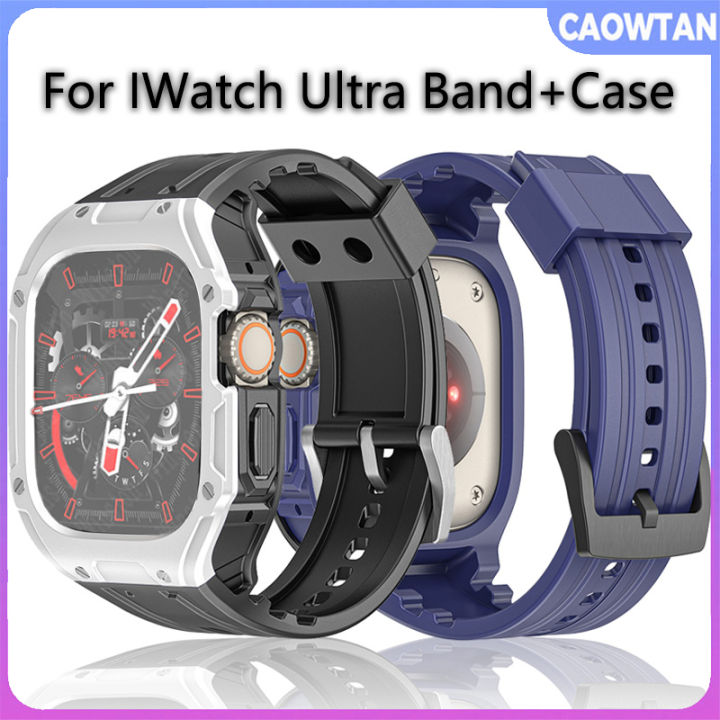 Case+strap for Apple Watch Band Ultra 49mm Modification Kit TPU Case ...