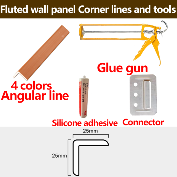 2.9 meter L PROFILE Fluted wall panel WPC Fluted Panel PVC Wood Strip ...