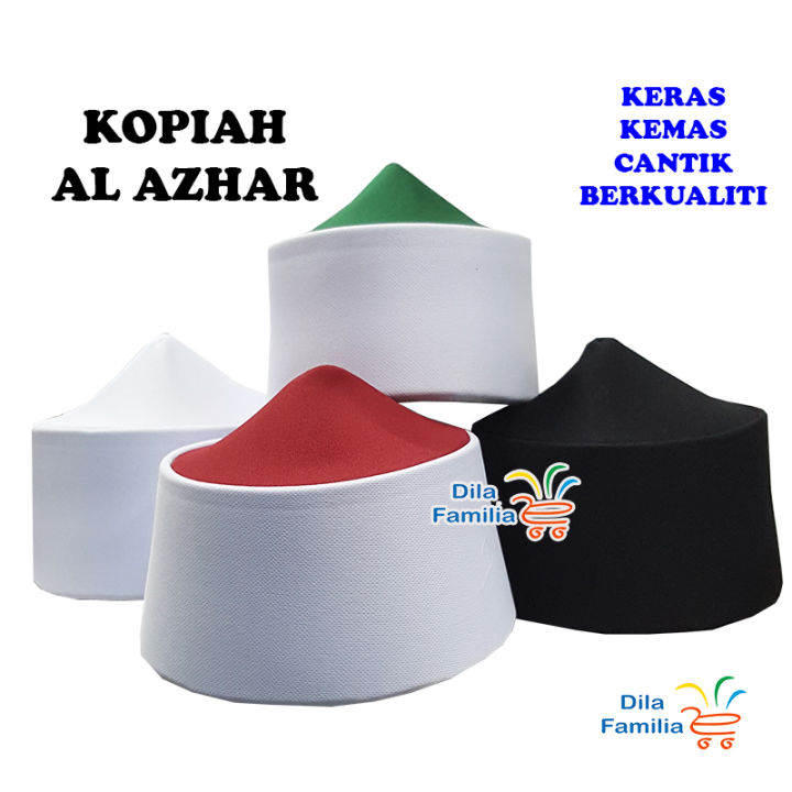 Kopiah Azhar Al Imam Mesir Warna Putih Merah Hijau Hitam Keras Tebal ... Kopiah Azhar Al Imam Mesir Warna Putih Merah Hijau Hitam Keras Tebal ...