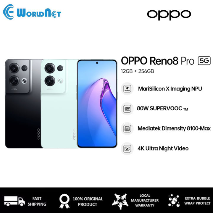 OPPO Reno8 Pro 5G Smartphone (12GB+256GB/80W SUPERVOOC/MariSilicon X NPU/4K Ultra Night Video ...