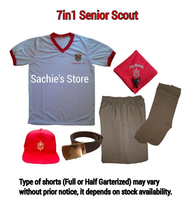 [School Uniform] 7in1 Boyscout Uniform - Senior Scout Set (with cap ...