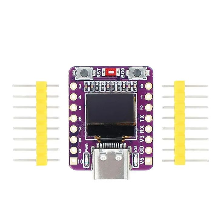 【uhunhn】-ESP32 C3 Development Board with 0.42 Inch OLED Display, for ...