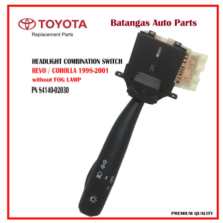 HEADLIGHT COMBINATION SWITCH for TOYOTA REVO - COROLLA 1998-2001 w/o ...
