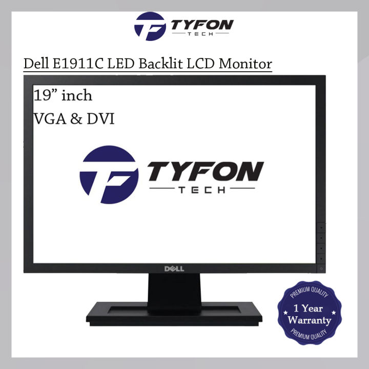 Dell 19" Inch Widescreen LED Backlit LCD Monitor E1911C (Refurbished ...