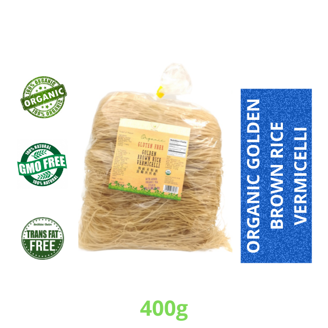 CLEAN EATING Organic Golden Brown Rice Vermicelli - 400g | Lazada