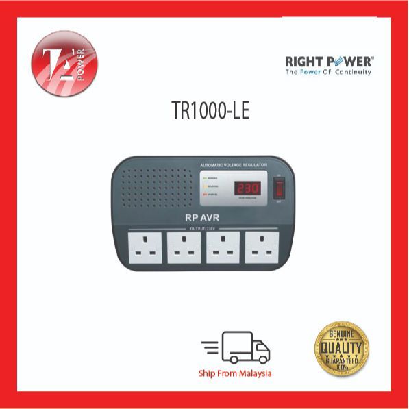 [LIMITED STOCK] Right Power Automatic Voltage Regulator (AVR) TR1000-LE ...