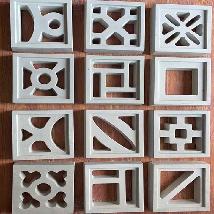 【TheCoachesJournal】20*20*6cm Cement Mold Hollow Plastic Brick Mold Grid ...