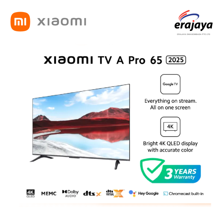 [NEW]Xiaomi TV | A Pro 65 Inch 2025 | 4K UHD | QLED Display | 60Hz | TV ...