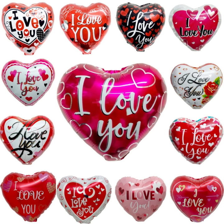 10 Inch Round Love Heart Happy Birthday Love You Wedding Valentine's Day Anniversary Party ...