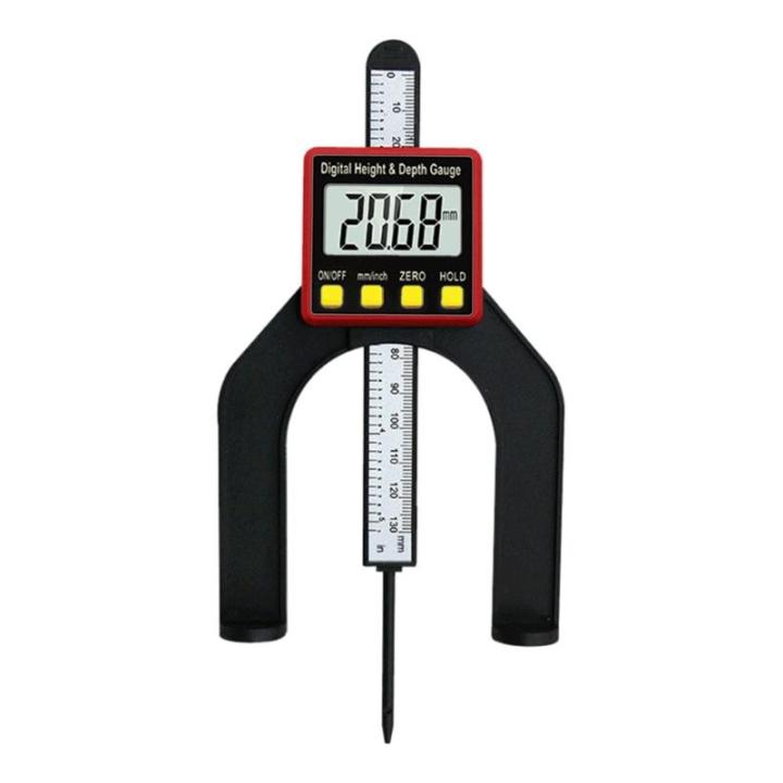 Portable Digital Height Gauge Table Saw Depth Measuring Ruler, Router ...