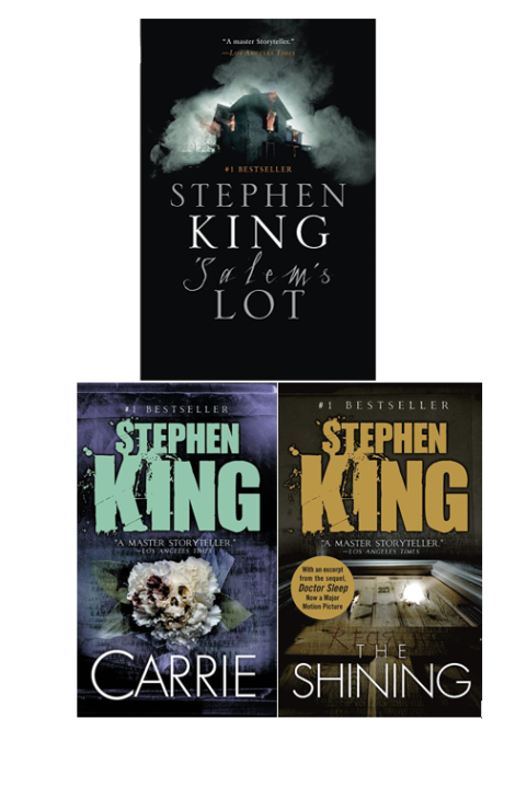 Stephen King Three Classic Novels Box Set: Carrie, 'Salem's Lot, The ...