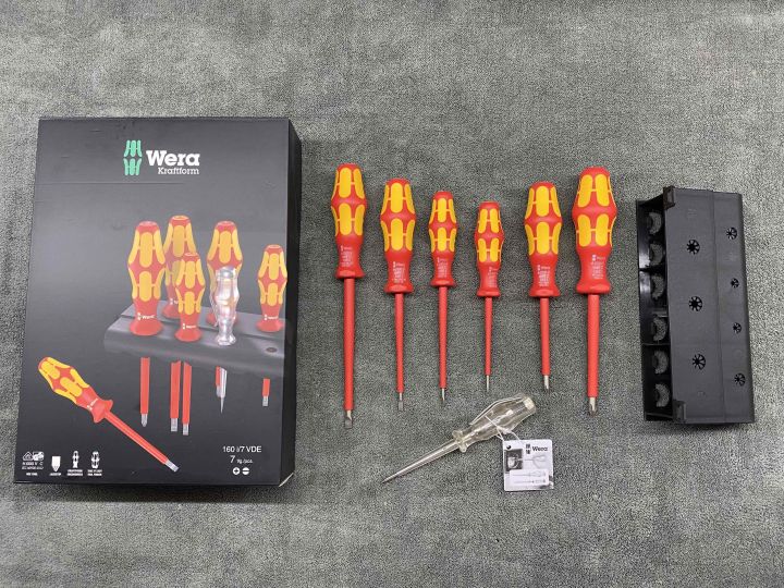 Wera 160 i/7 Rack Screwdriver set Kraftform Plus Series 100, เครื่อง ...