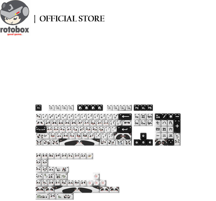 Akko Panda MAO Keycap Set(142-Key) | Lazada PH