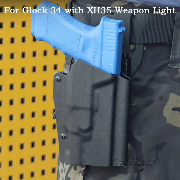 น้ำหนักเบา Kydex ยุทธวิธี Holster Paddle Mounted Light Bearing สำหรับ ...