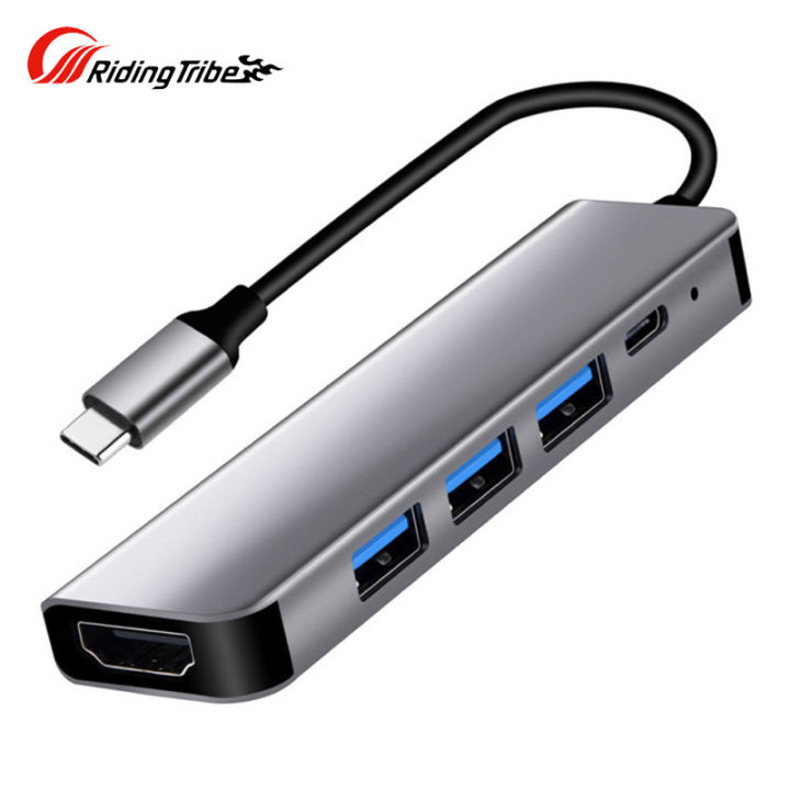 5 In 1 USB C Hub Multiport USB-C Expander USB C Hub 3.1 Adapter 4K Mini ...