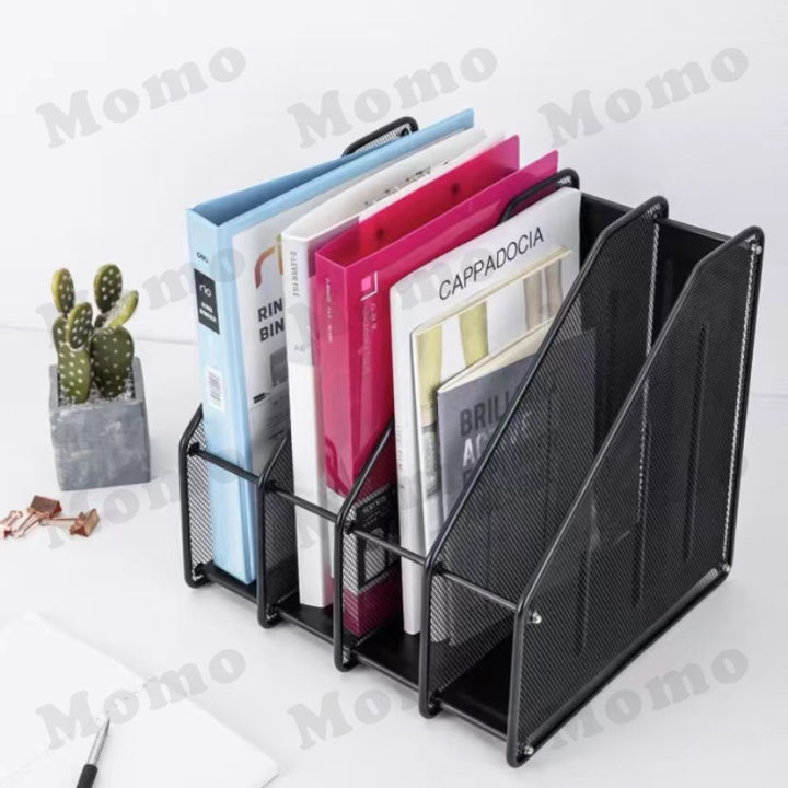 4 layer magazine file case/storage/desk organizer/holder/rack/folder ...