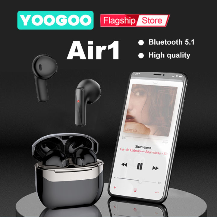 YOOGOO Air1 TWS Headset Gaming TWS Bluetooth Earphones Noise Cancelling ...