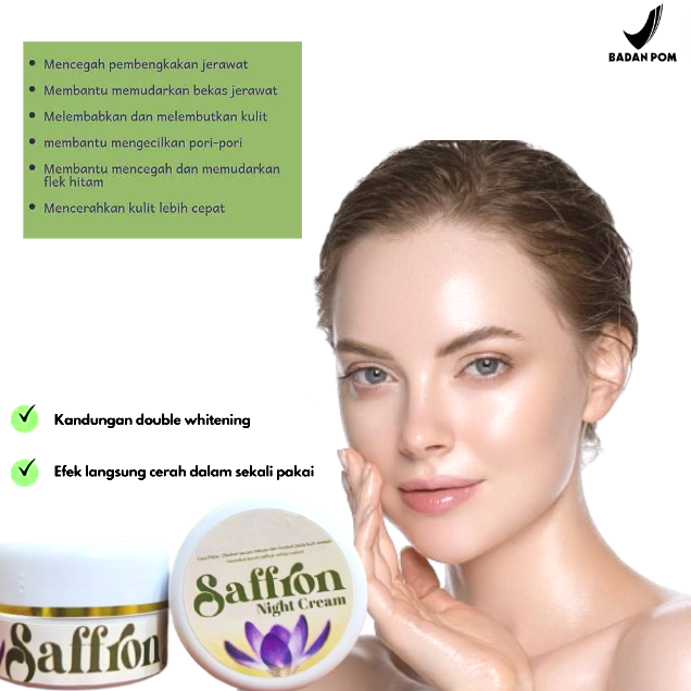 Krim Malam Saffron - Saffron Night Cream MENCERAHKAN WAJAH MENCERAHKAN | Lazada Indonesia