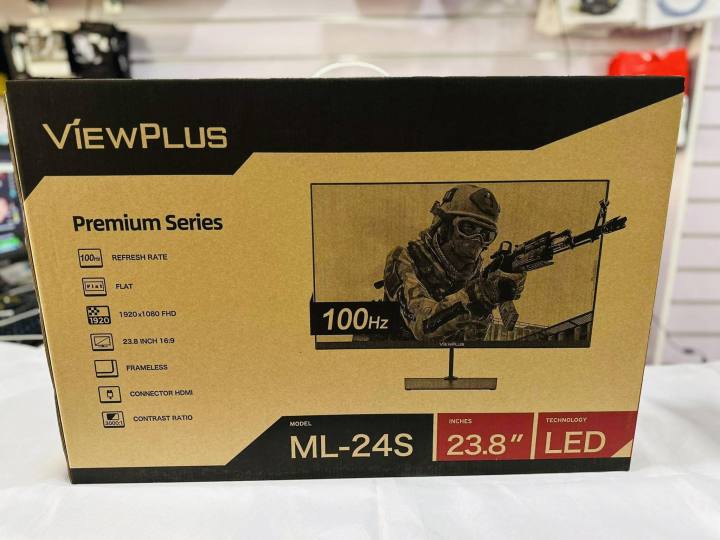 VIEWPLUS ML-24S 100Hz FHD 1920x1080 VA 23.8" Monitor | Lazada PH