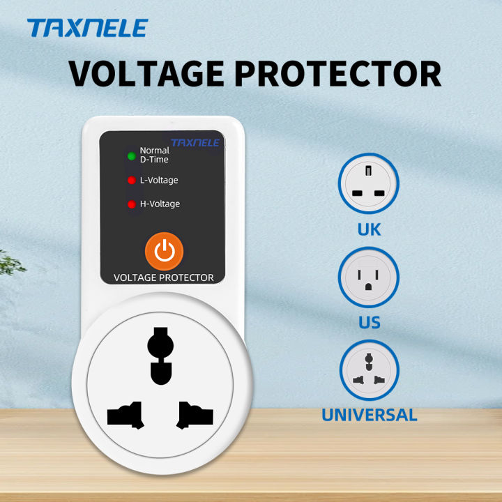 Socket Type Voltage Protector Switcher AC 220V 16A Automatic Power ...